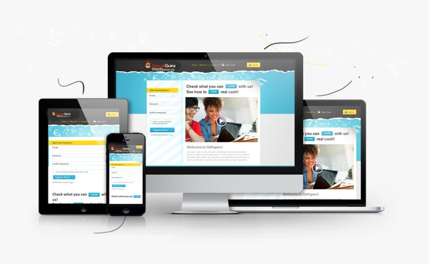 Responsive Design Png, Transparent Png , Transparent Png Image - PNGitem