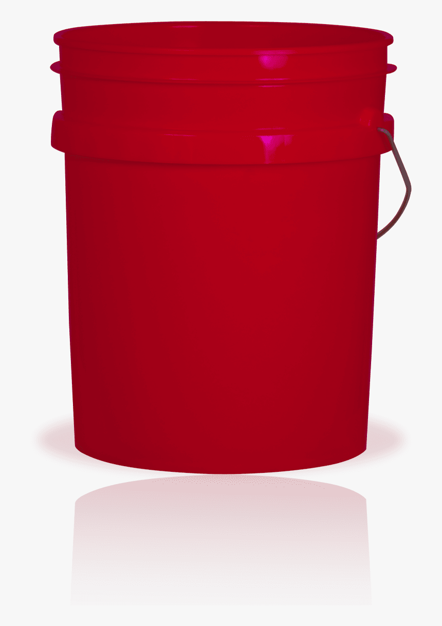5 Gallon Red Plastic Bucket, 3 Pack, HD Png Download , Transparent Png ...
