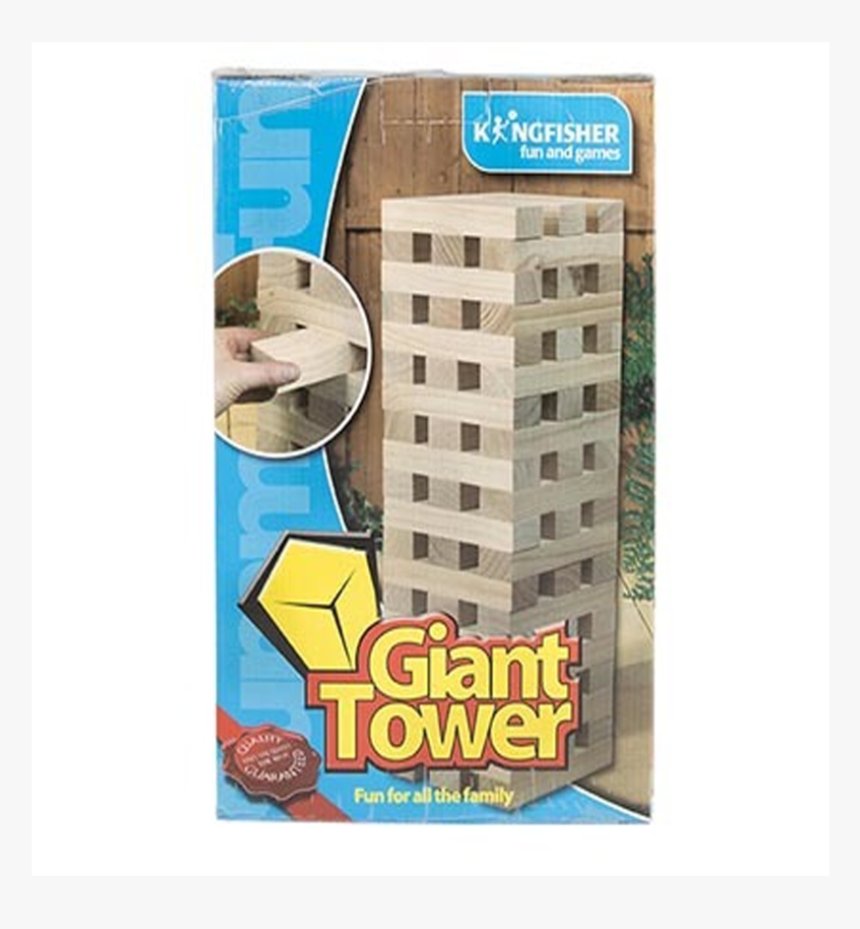 Kingfisher Giant Wooden Tower Block Game Class Lazyload, HD Png ...