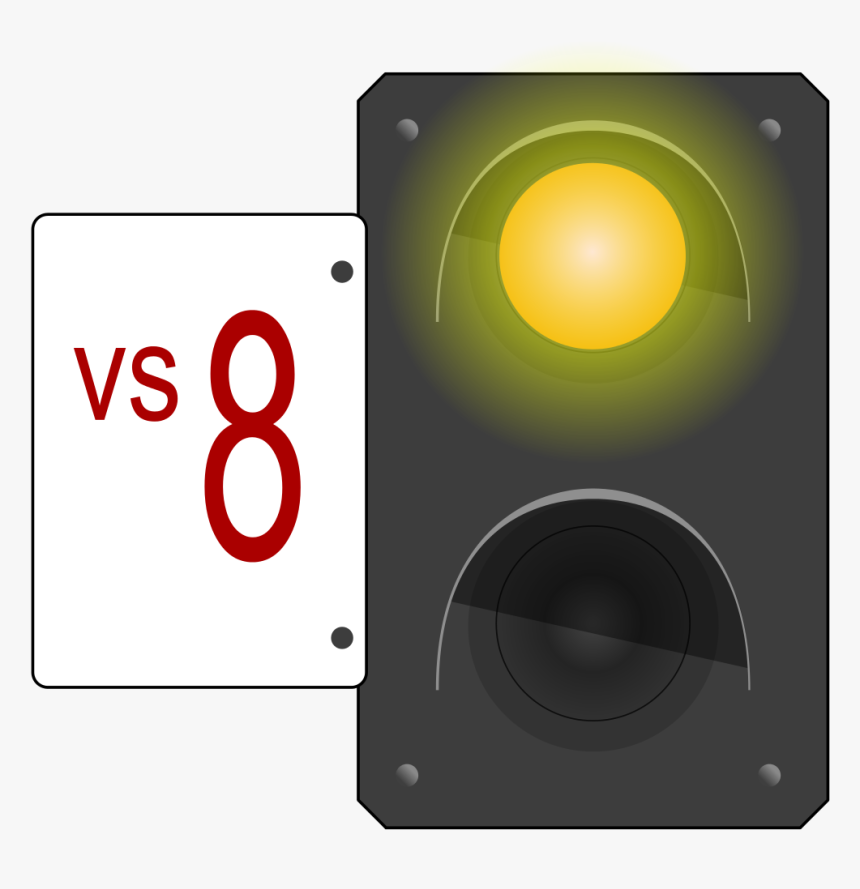 Isap Distant Signal Caution , Png Download, Transparent Png ...