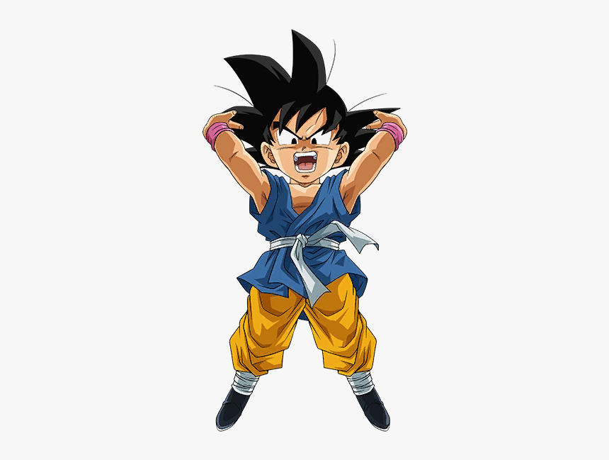 Dragon Ball Z Super Cool Kid Goku Sticker Slap Dbz, HD Png Download ...