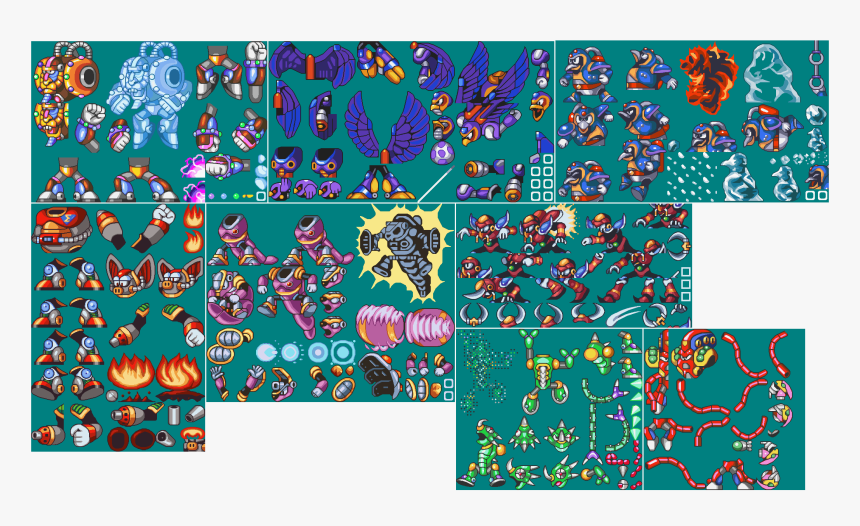 Megaman Sprite Png, Transparent Png , Transparent Png Image - PNGitem