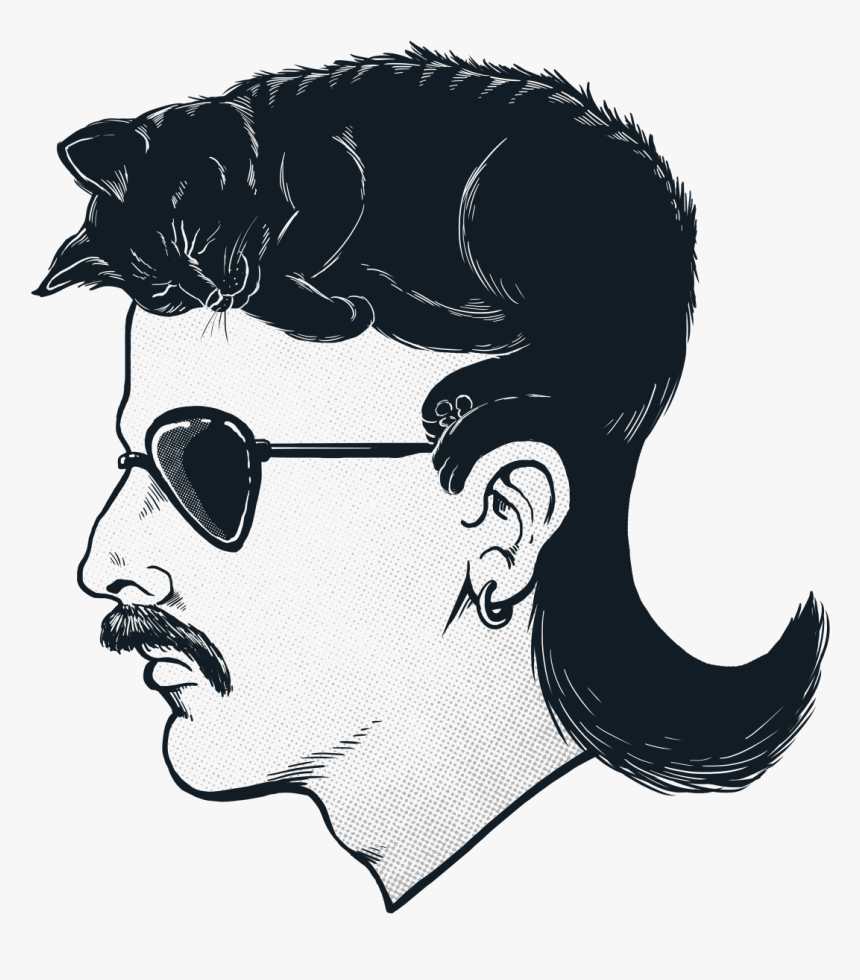 Mullet Drawing At Getdrawings, HD Png Download , Transparent Png Image ...