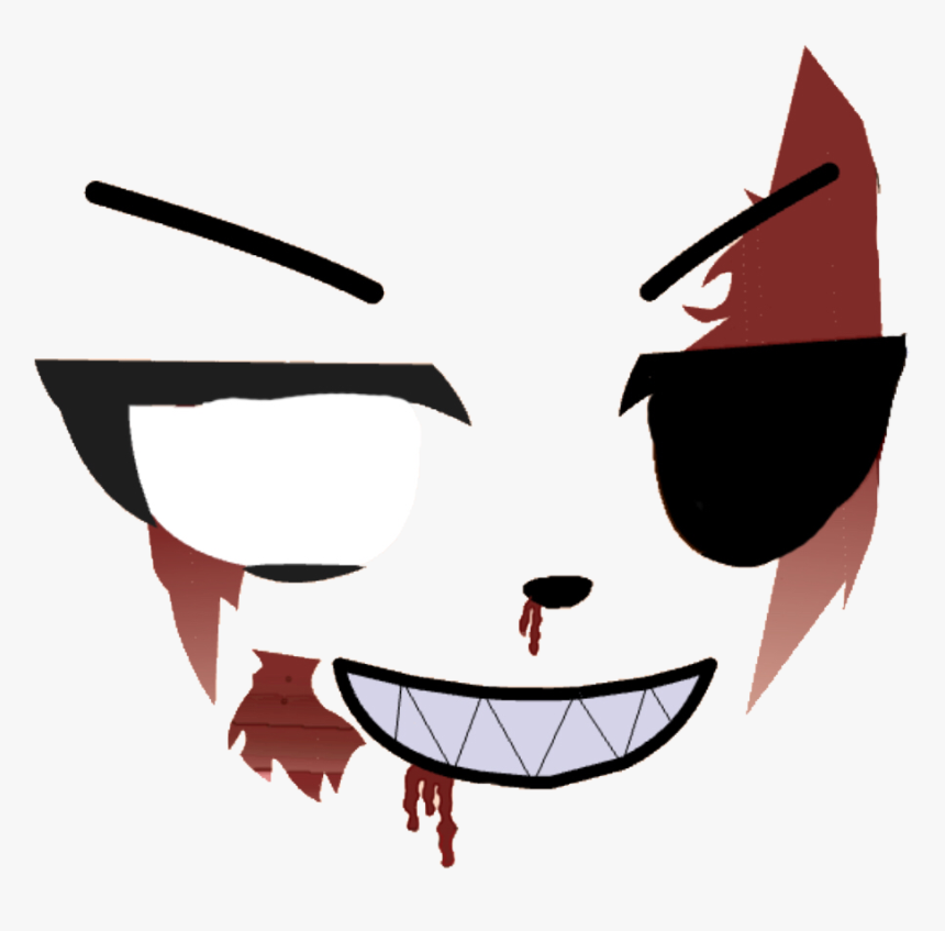#gacha #gachalife #creepy #bloody #gachaface #face, HD Png Download ...