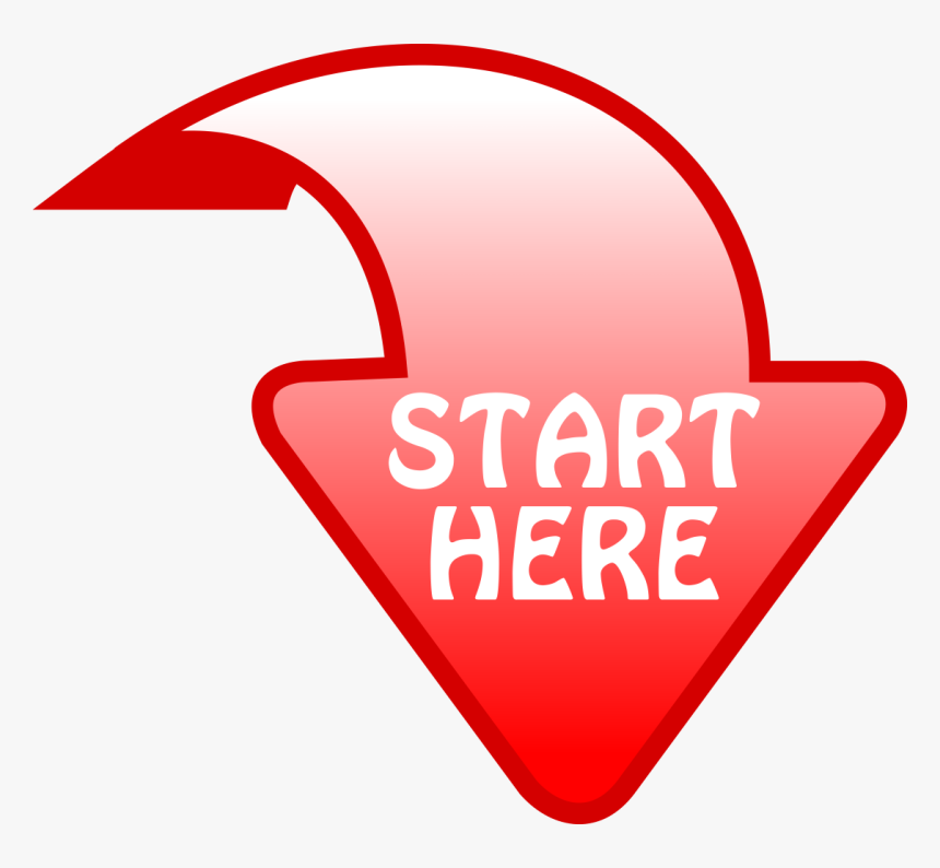 Clip Art Start Here, HD Png Download , Transparent Png Image - PNGitem