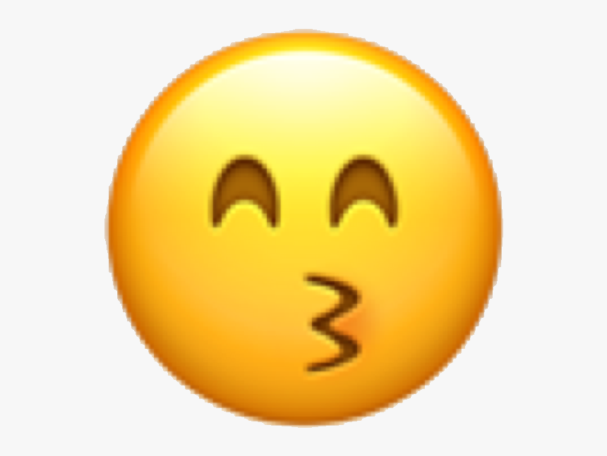 Emoji Emojicon Emote Face Emojiface Kiss Kissie Kissy, HD Png Download ...