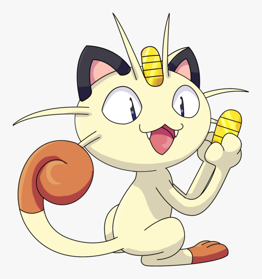 Pokemon Normal Type Meowth, Png Download, Transparent Png , Transparent ...