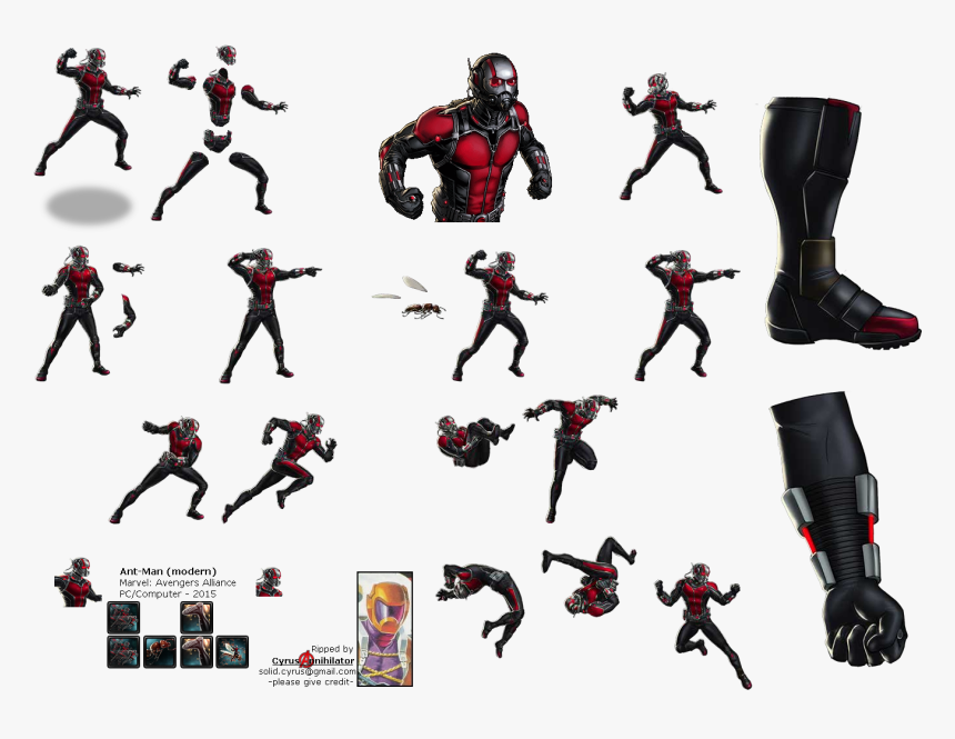 Click For Full Sized Image Ant-man, HD Png Download , Transparent Png ...