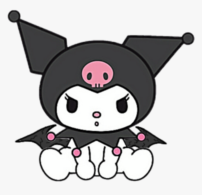 Black, Grunge, And Kawaii Image - Transparent Kuromi Sanrio, HD Png ...