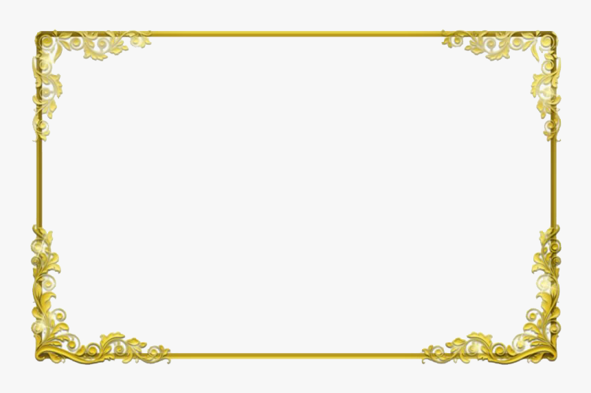 Golden Border Png Free Image, Transparent Png , Transparent Png Image ...
