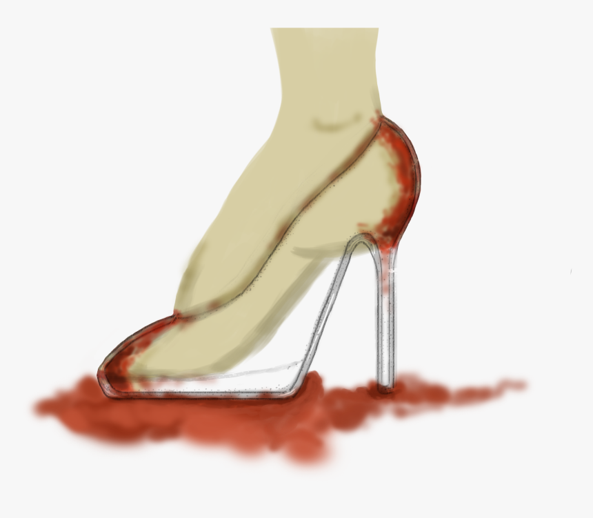 Cinderella Slippers Blood - Basic Pump, HD Png Download , Transparent ...