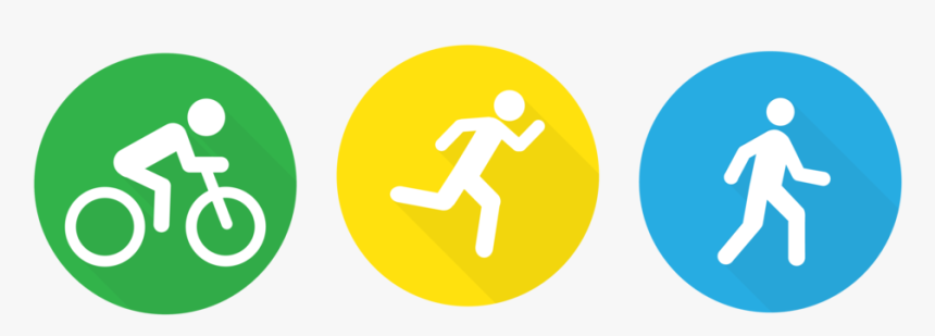 Cycling And Walking Logo, HD Png Download , Transparent Png Image - PNGitem