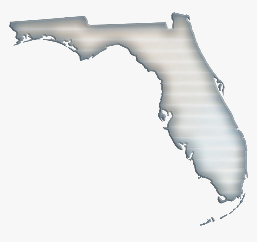 Florida State Map, HD Png Download , Transparent Png Image - PNGitem