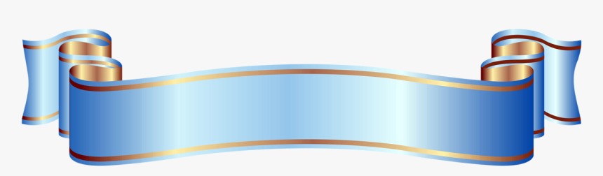 Large Blue Banner Clipart - Blue Ribbon Banner Transparent, HD Png ...