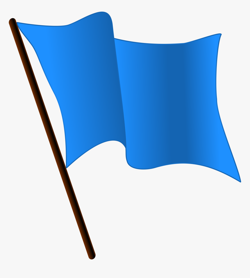 Thumb Image - Waving Blue Flag Gif, HD Png Download , Transparent Png ...