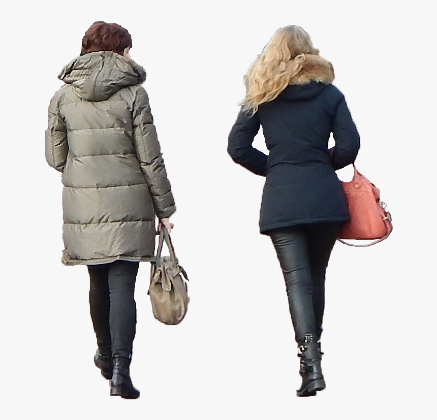 Transparent Walking People Clipart - Transparent People Back Png, Png ...