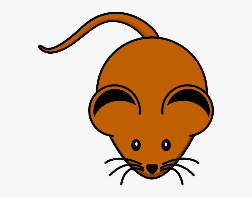 Mouse Clipart Vector Brown - Brown Mouse Clipart, HD Png Download ...
