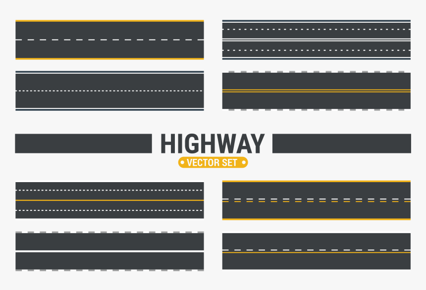 Highway Vectors, HD Png Download , Transparent Png Image - PNGitem