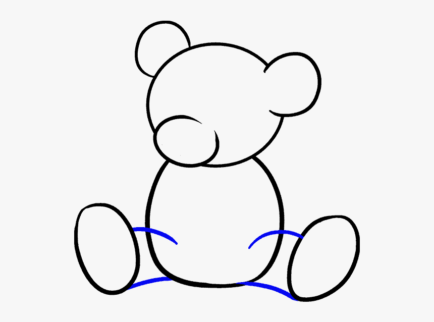 How To Draw Cartoon Bear, HD Png Download , Transparent Png Image - PNGitem