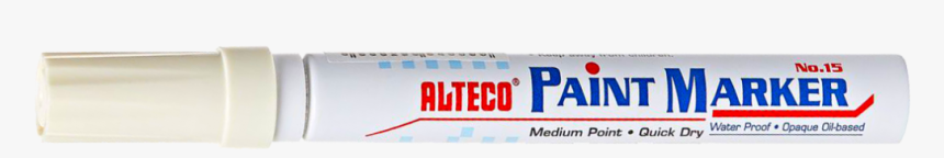 Alteco Paint Marker White, HD Png Download , Transparent Png Image ...