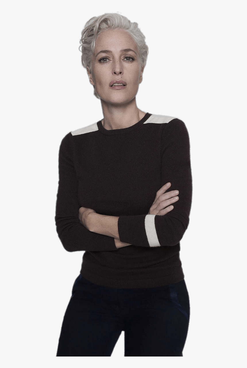 Gillian Anderson With Short Hair Clip Arts, HD Png Download ...
