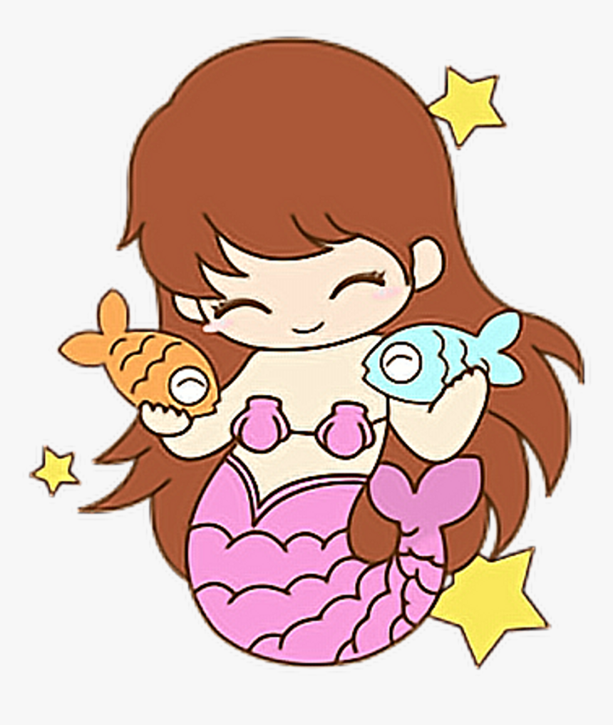 Cute Pisces Constellation Star Fish Fishes Mermaid, HD Png Download ...