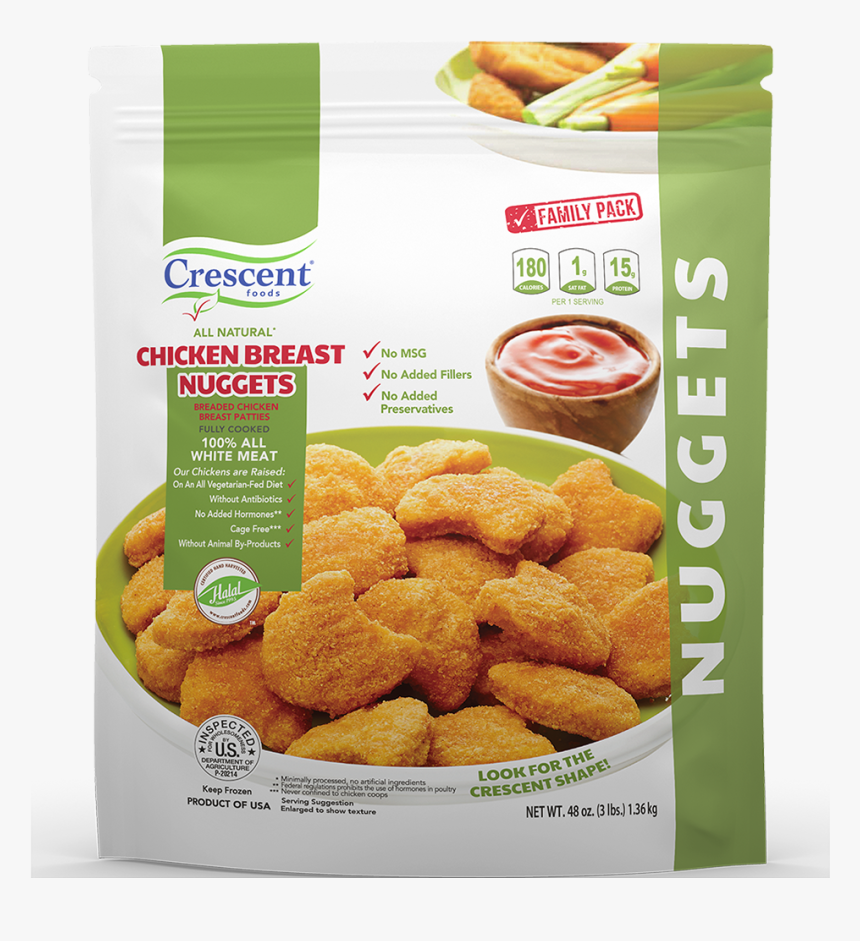 Crescent Foods Chicken Breast Nuggets, HD Png Download , Transparent ...