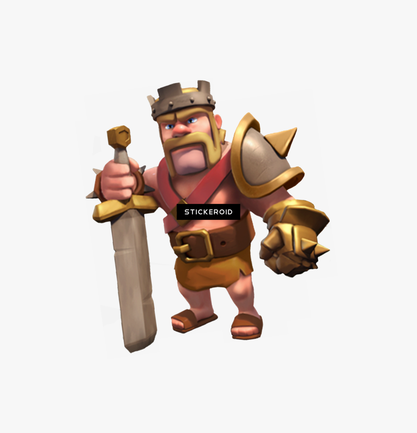 Clash Of Clans Barbarian King, HD Png Download , Transparent Png Image ...