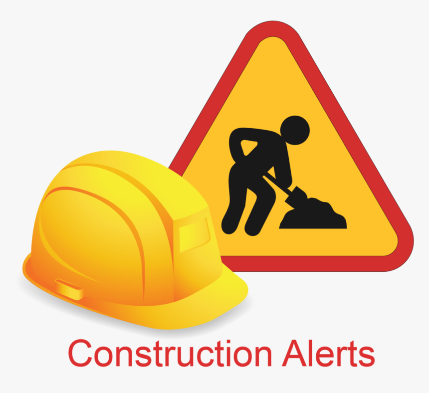 Construction Alert Red-01, HD Png Download , Transparent Png Image ...