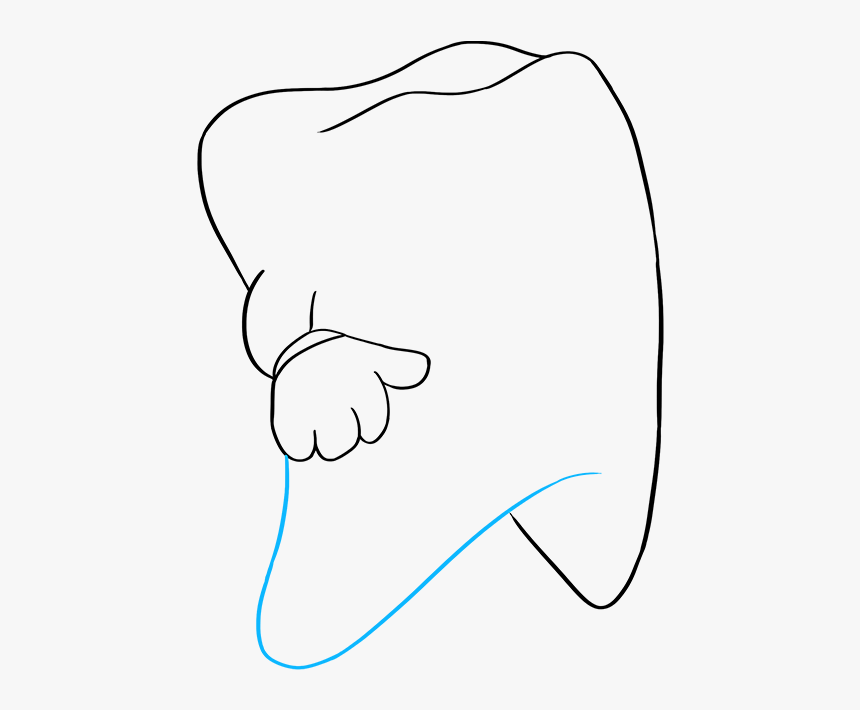 How To Draw Tooth, HD Png Download , Transparent Png Image - PNGitem