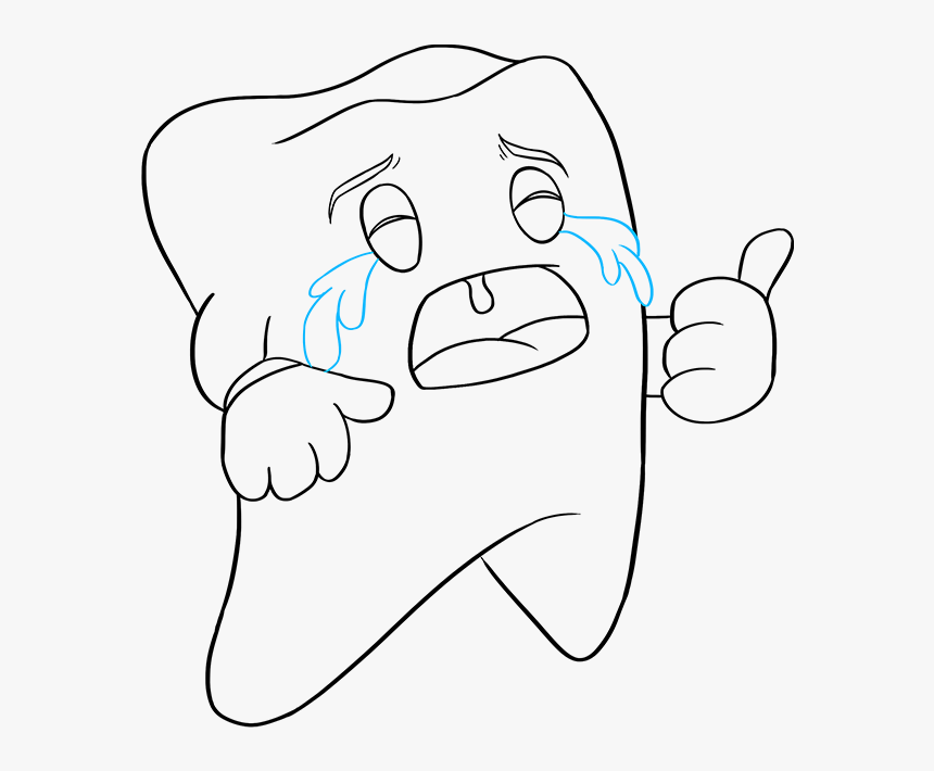 How To Draw Tooth, HD Png Download , Transparent Png Image - PNGitem