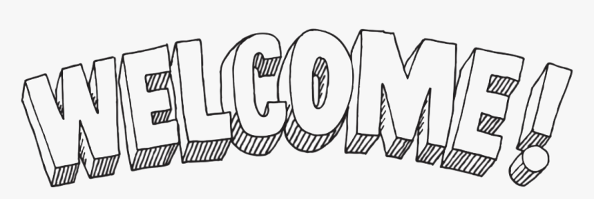 Welcome Sign Clipart Black And White