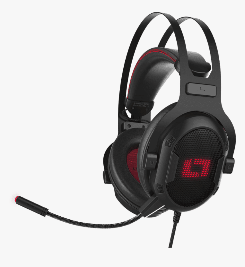 Lioncast Lx60 Usb Rgb Gaming Headset, HD Png Download , Transparent Png ...
