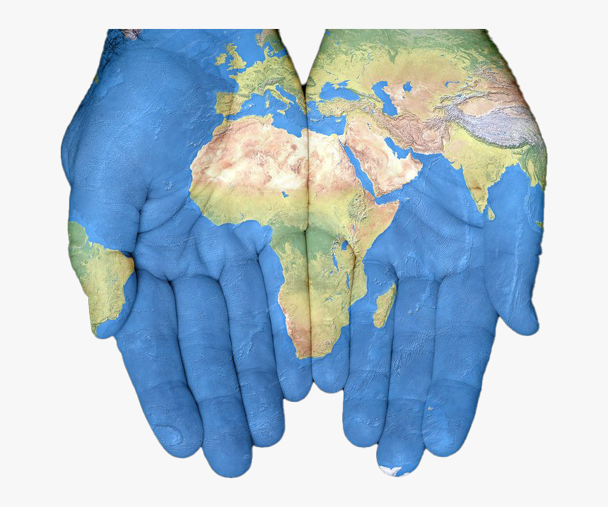 World Map Hands Png Clipart, Transparent Png , Transparent Png Image ...