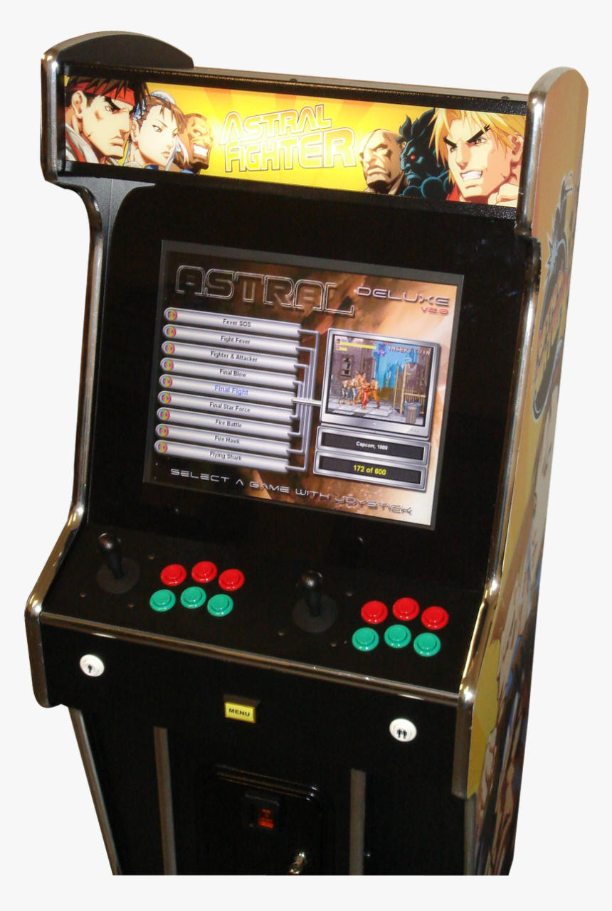 Astral Fighter Arcade Machine, HD Png Download , Transparent Png Image ...
