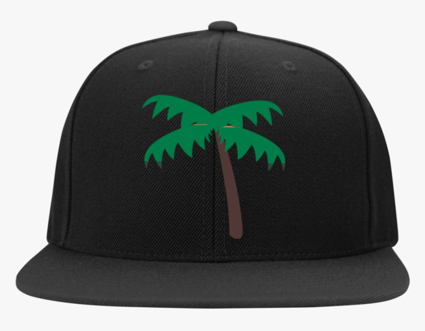 Palm Tree Emoji Stc19 Sport Tek Flat Bill High Profile, HD Png Download ...