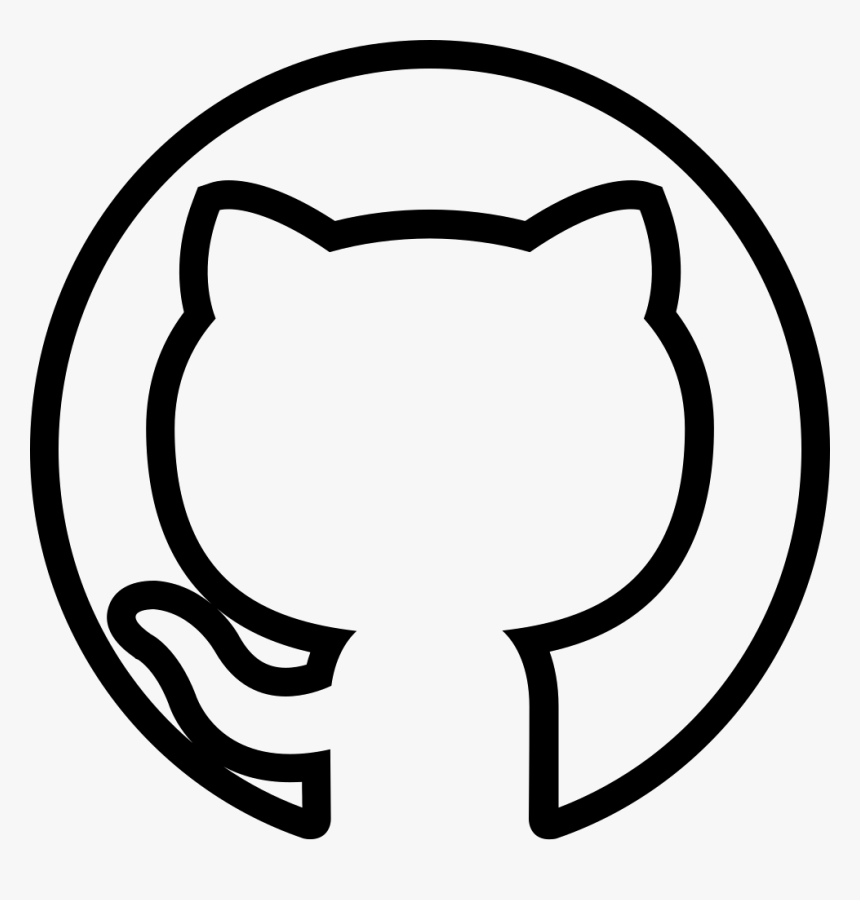 Social Github Outline, HD Png Download , Transparent Png Image - PNGitem