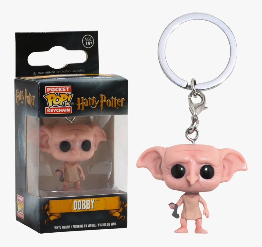 Dobby Pocket Pop Vinyl Keychain, HD Png Download , Transparent Png ...