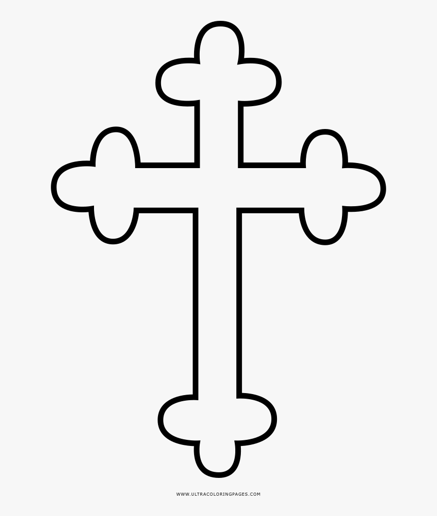 Cross Line Art Clipart , Png Download, Transparent Png , Transparent ...