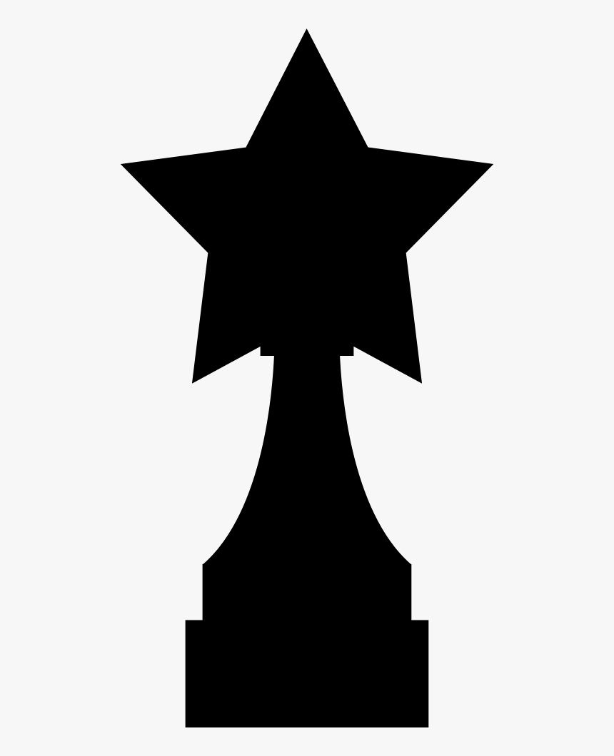 Award Trophy With Star Shape, HD Png Download , Transparent Png Image ...