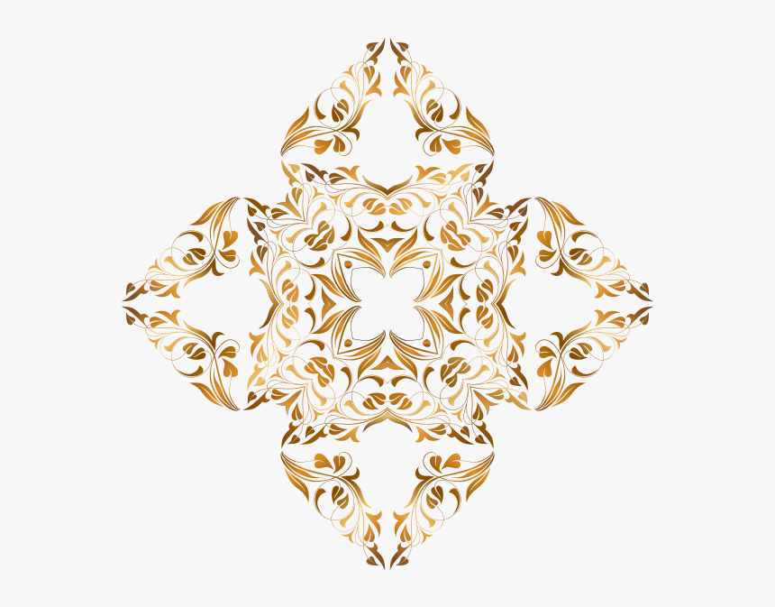 Floral Design In Star Shape, HD Png Download , Transparent Png Image ...
