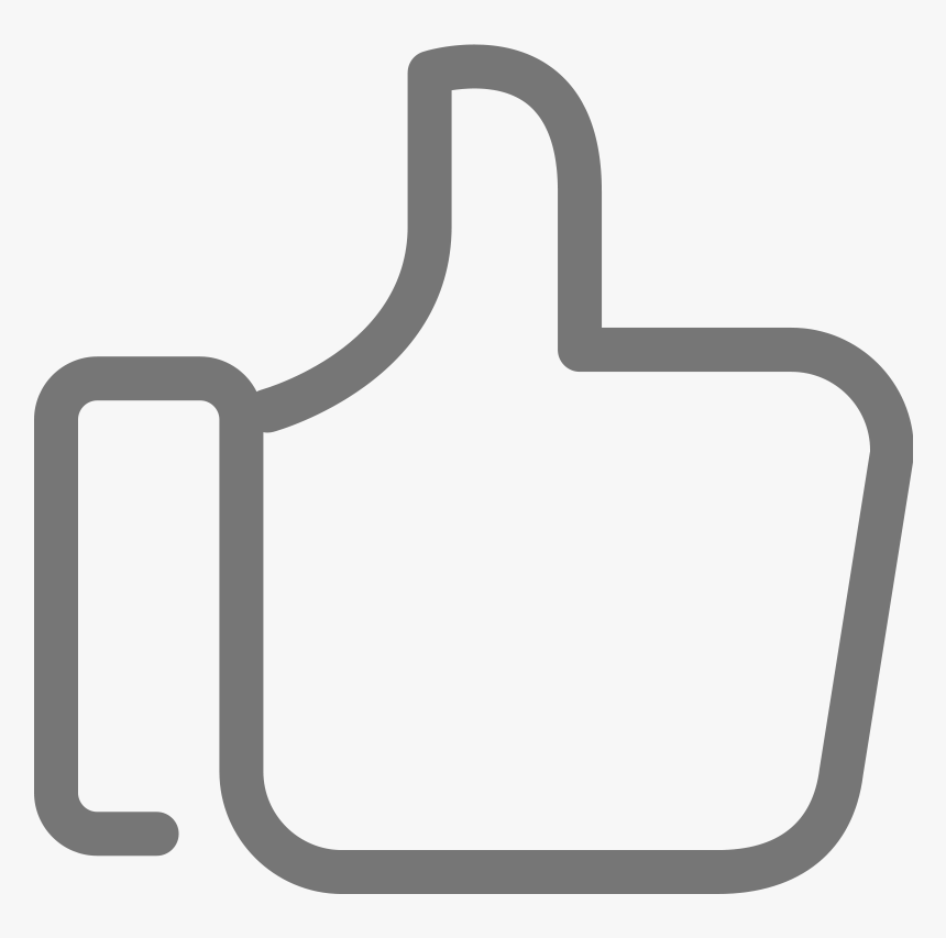 Facebook Like Button Black And White Clipart , Png, Transparent Png ...