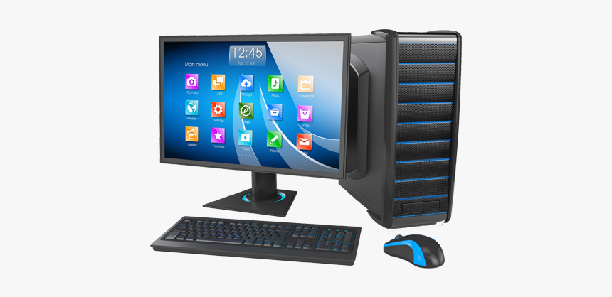 Computer Repair Company Desktop Computer In, HD Png Download ...