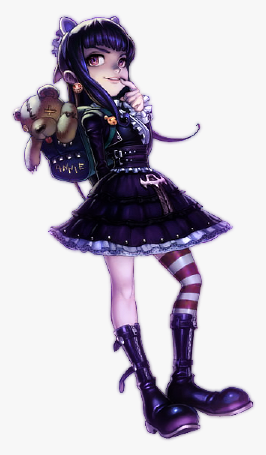 Goth Annie Skin Png Image, Transparent Png , Transparent Png Image ...