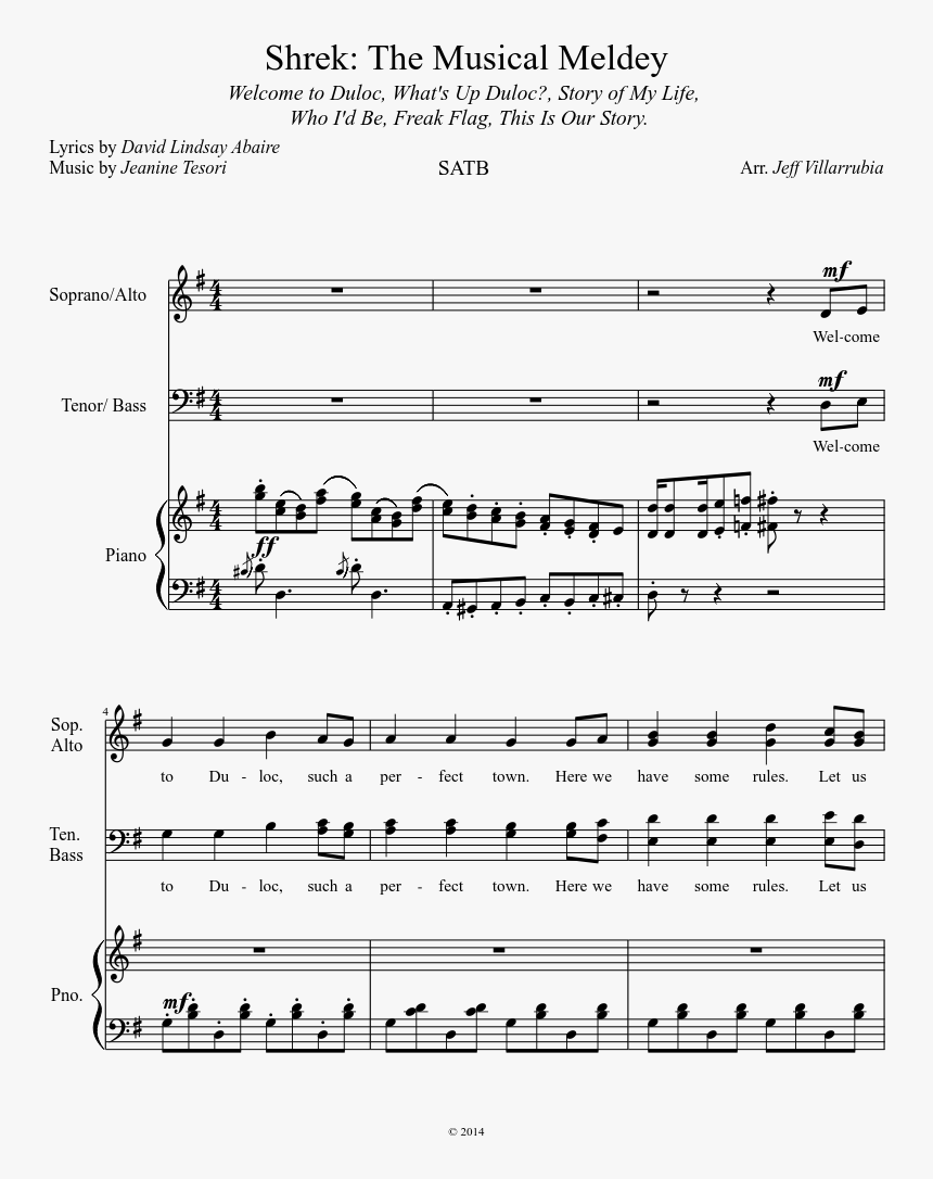 Shrek The Musical Medley, HD Png Download , Transparent Png Image - PNGitem