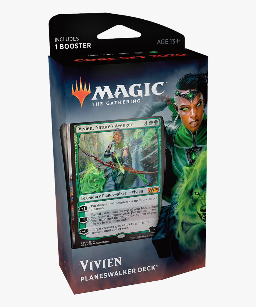 Vivien Reid Planeswalker Deck Core Set, HD Png Download , Transparent ...