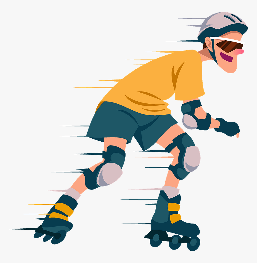 Roller Skating Clipart, HD Png Download , Transparent Png Image - PNGitem