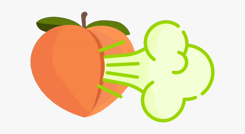 Fart Peach Discord Emoji, HD Png Download , Transparent Png Image - PNGitem