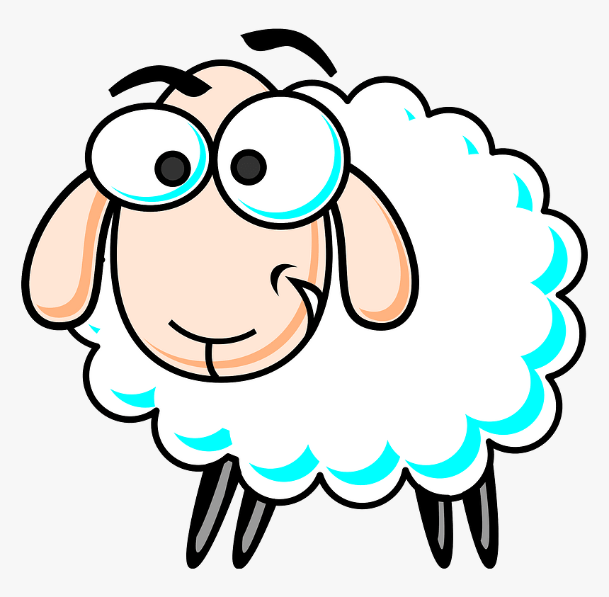 Confused Sheep Clipart, HD Png Download , Transparent Png Image - PNGitem
