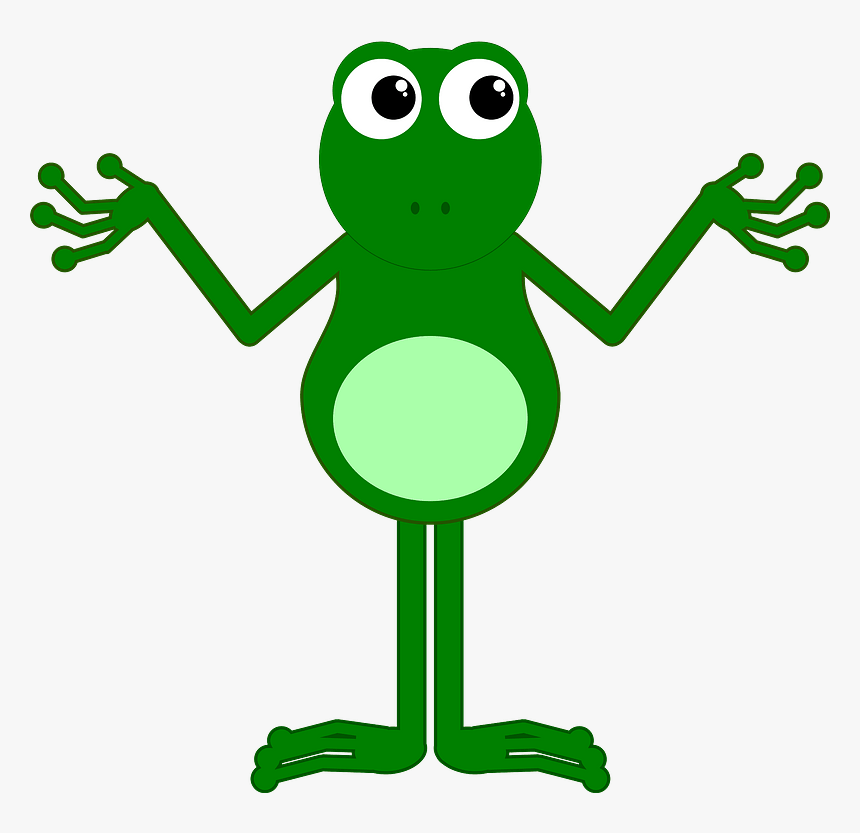 Confused Frog Clipart, HD Png Download , Transparent Png Image - PNGitem